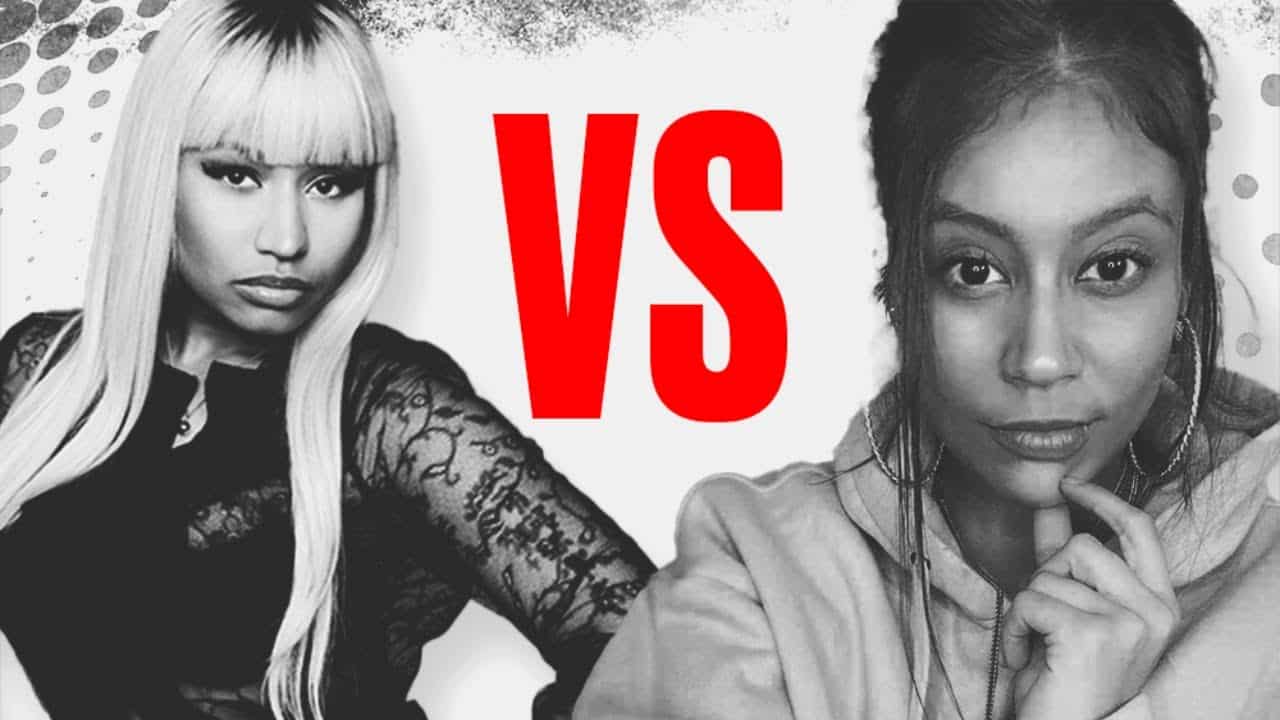 Nicki Minaj Vs Angie Rose | Trackstarz